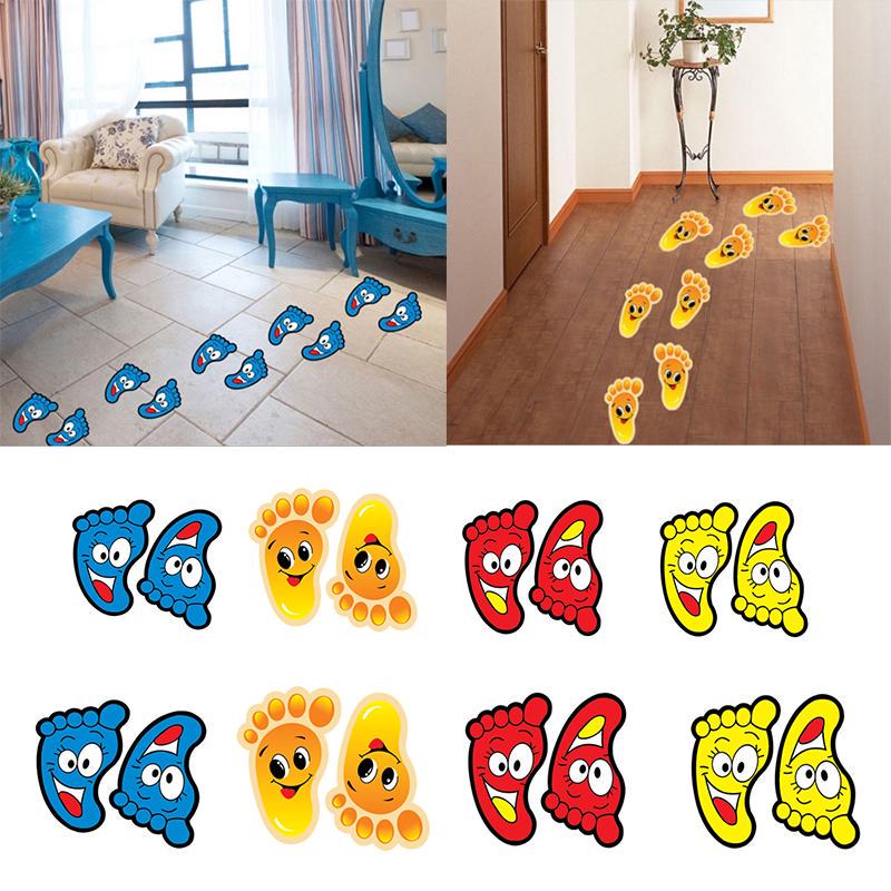 Footprint Floor Sticker Cute Stickers Stair Small ... – Vicedeal