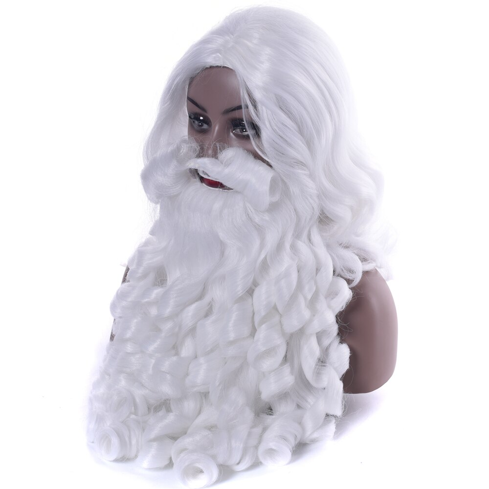 IMISSU Christmas Costume Santa Claus Wig and Beard... – Grandado