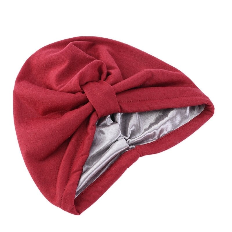 Gorro de pelo de doble capa para mujer, pañuelo pa... – Grandado