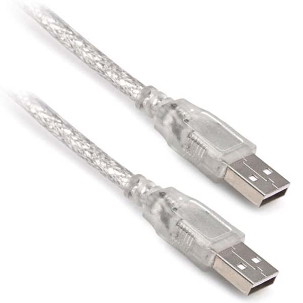 USB MALE-MALE TRANSPARENT CABLE 5 METRE POWERMASTE... – Grandado