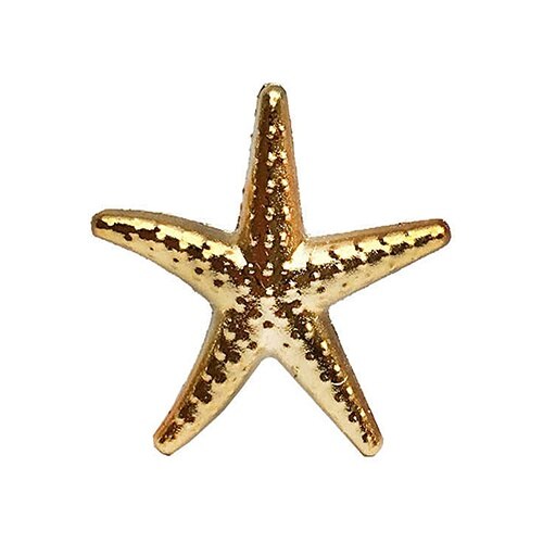 Mini Sea Star Plastic Gold 10 Pcs – Grandado