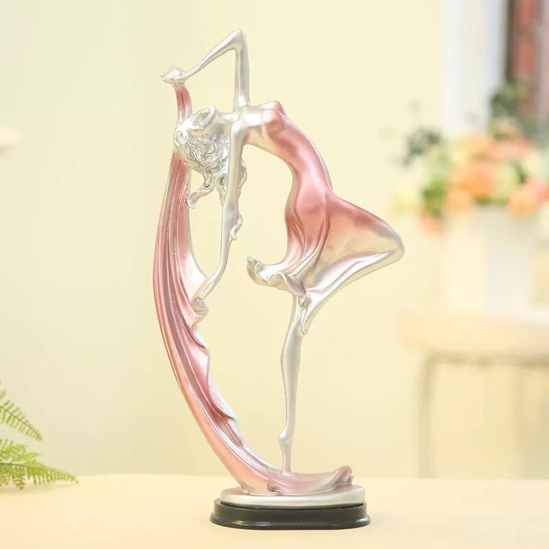 Dancing Girl Figure Statue Modern Ballet Sculpture... – Vicedeal