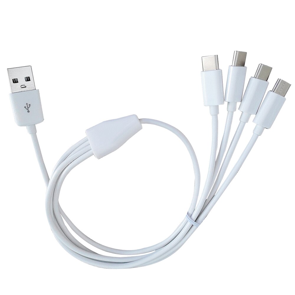 5pcs/lot 4 in 1 usb to 4 usb-c type c charge cable... – Grandado