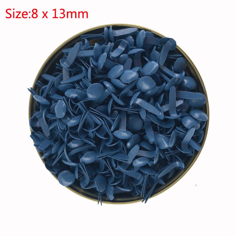 100Pcs Red White Heart Brad Iron Round Metal Mini ... – Vicedeal