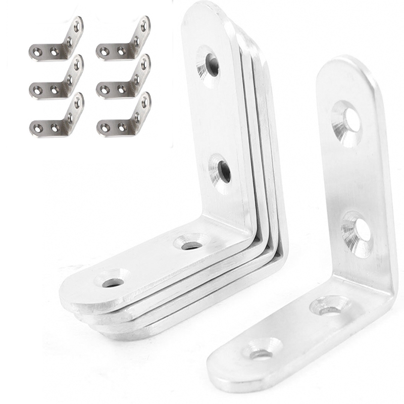 10PCS Stainless Steel Angle Corner Brackets Fasten... – Grandado