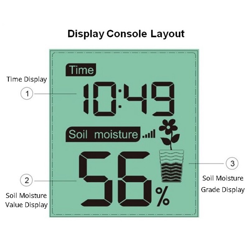 JHD-Wireless Soil Moisture Tester Hygrometer Time ... – Grandado