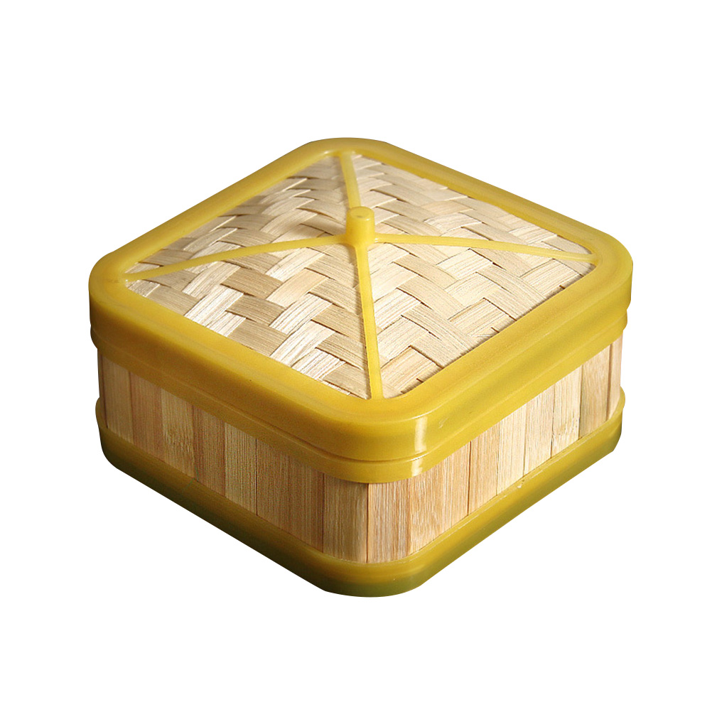 2 pcs Bamboo Steamer Kitchen Plastic Banding Squar... – Vicedeal
