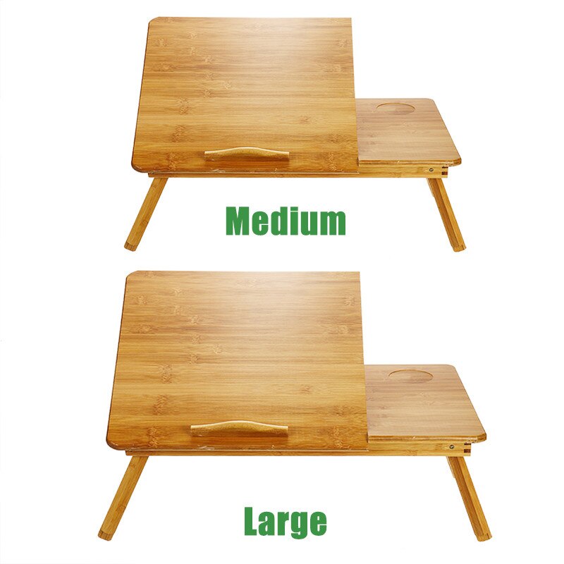 Bamboo Adjustable Laptop Table Simple Computer Des... – Grandado