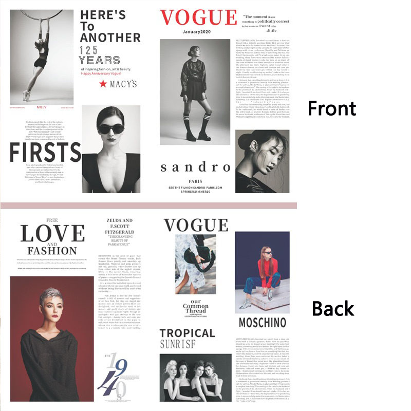 Simple and Fashionable Newspaper Photo Props Model... – Grandado