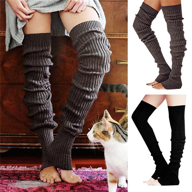 Women Knit Leg Warmers Fall Warm Winter Casual Sty... – Vicedeal
