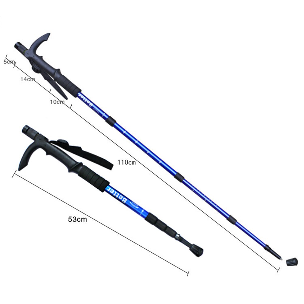 Trekking Telescopic Baton Walking Canes Nordic Tre... – Vicedeal
