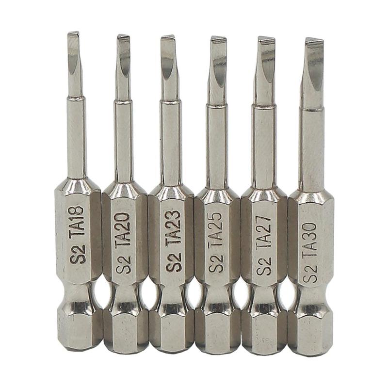 6Pcs 50Mm Driehoek Magnetische Bits Schroevendraai... – Grandado