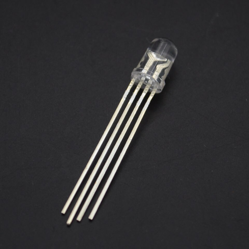 50pcs 5MM / F5 transparent full color LED a total ... – Grandado