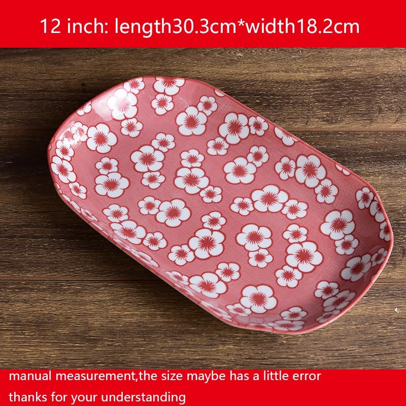 10.5/12inch Fish Plate Ceramic Dinnerware Tablewar... – Grandado