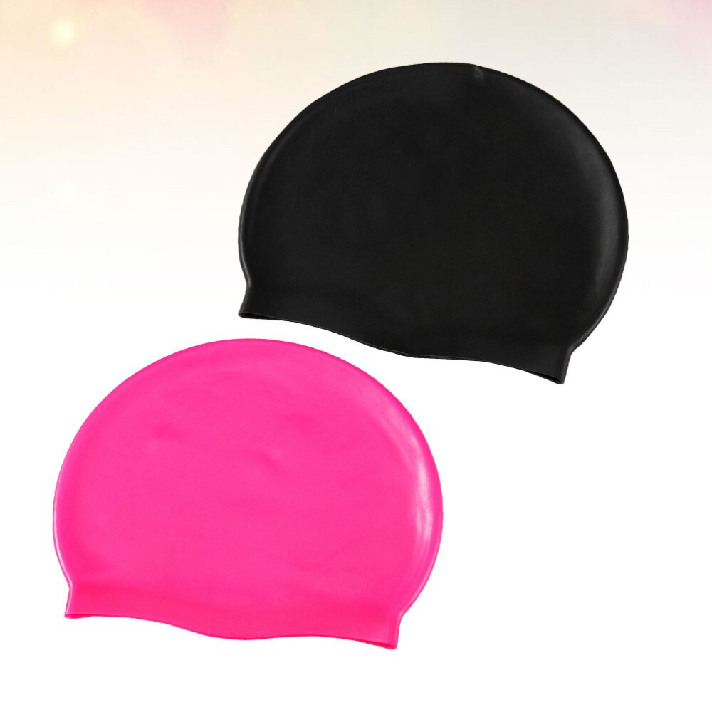 2pcs Unisex Silicone Swimming Cap Waterproof Swim ... – Grandado