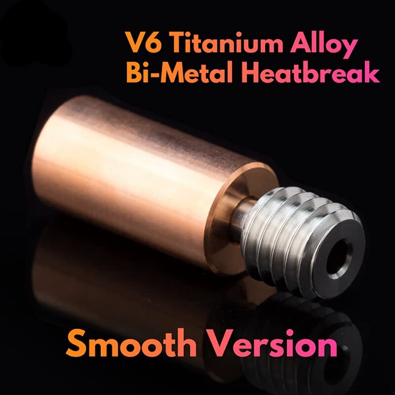 2Pcs V6 Titanium Alloy Bi-Metal Heatbreak For E3D ... – Vicedeal