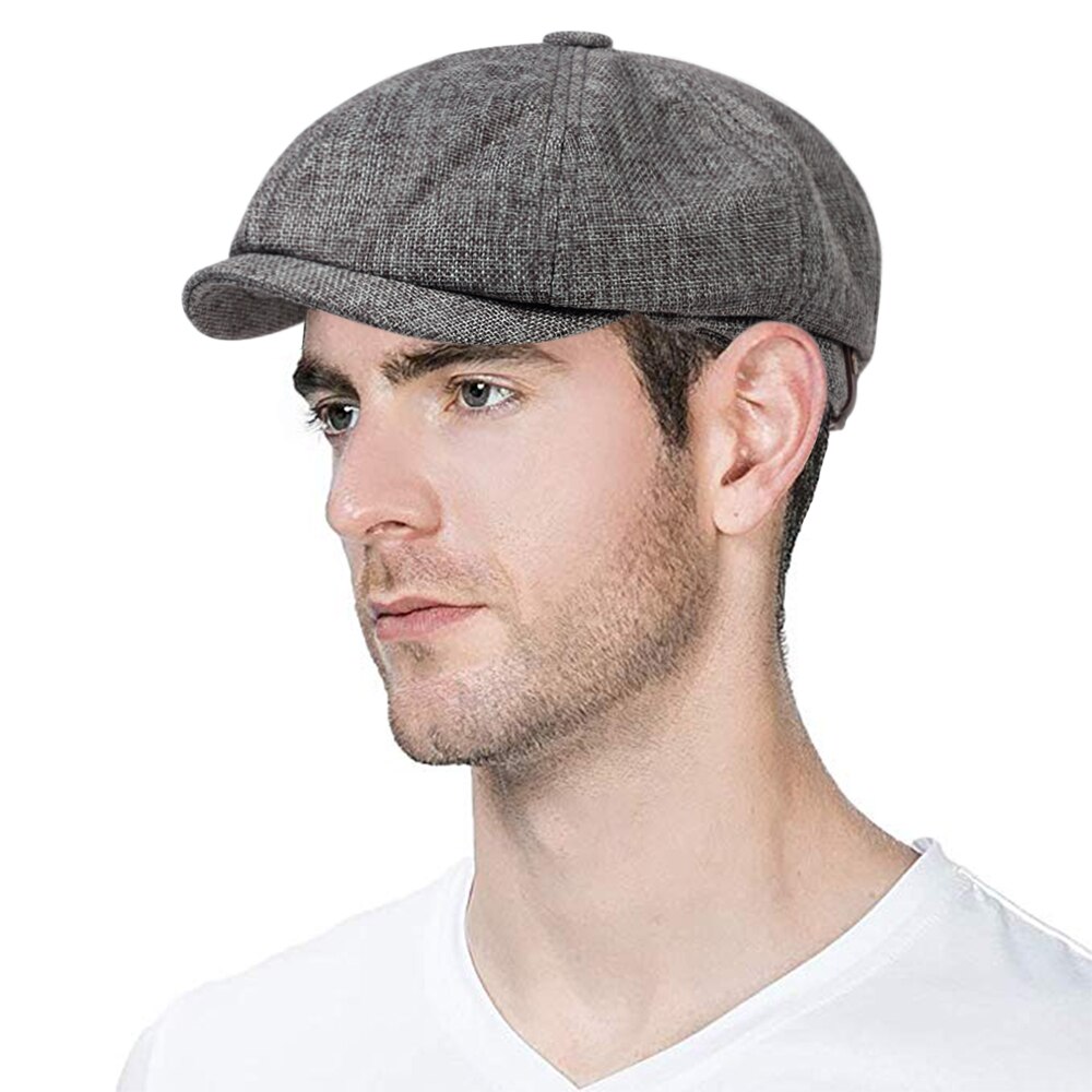 casual Breathable newsboy hat spring autumn retro ... – Grandado