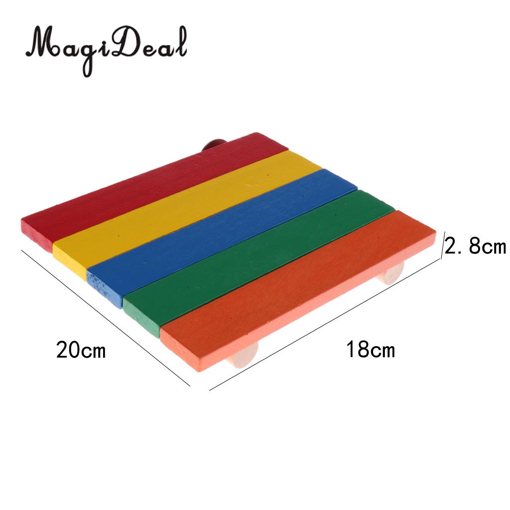 Small Pet Wooden Cage Platform Shelf Stand Board f... – Grandado