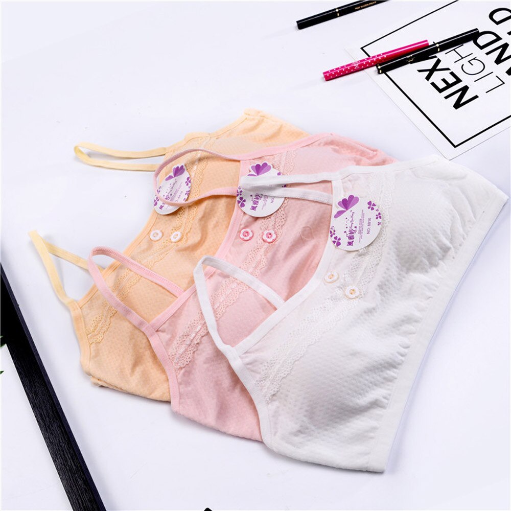 Lovely Girls Bra Lace Underwear Bra Vest Children ... – Grandado