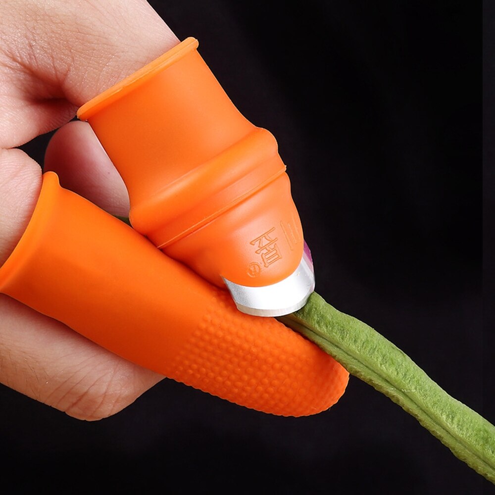 Silicone thumb cutter garden tool pruning shears g... – Vicedeal