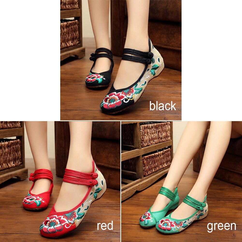 Womens canvas Shoes Classical Chinese Embroidered ... – Vicedeal