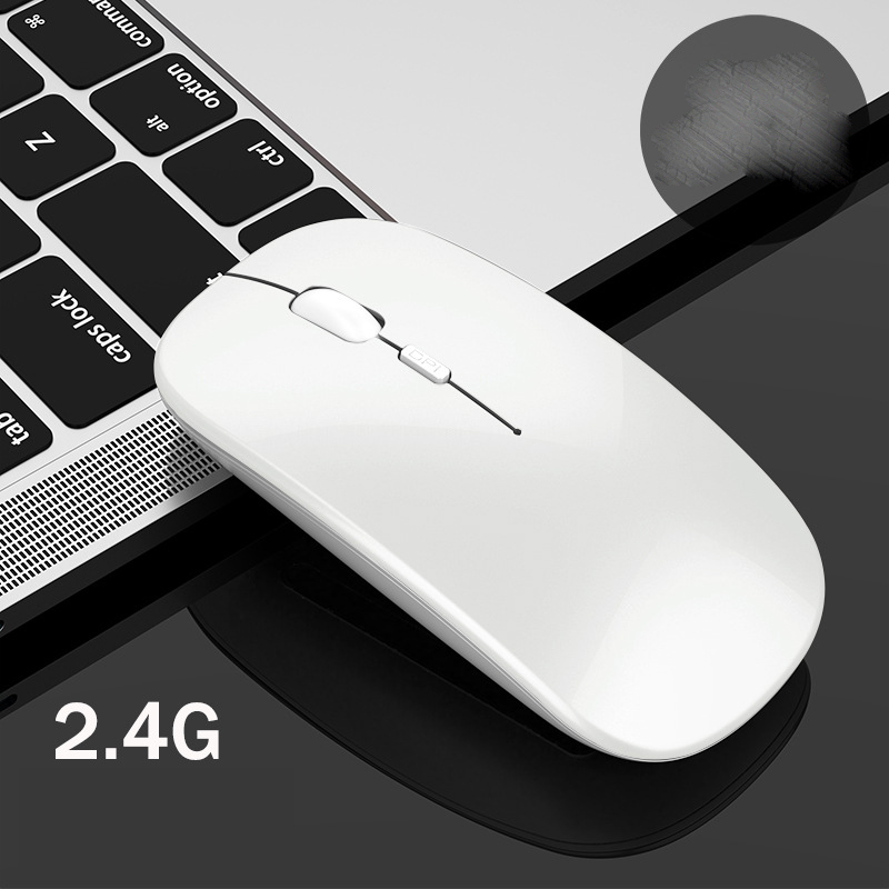 2.4G wireless rechargeable mouse 4 buttons ultra-t... – Grandado