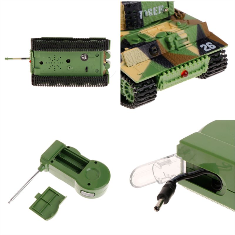 1:72 Radio Fernbedienung Schlacht Panzer Mini RC D... – Grandado