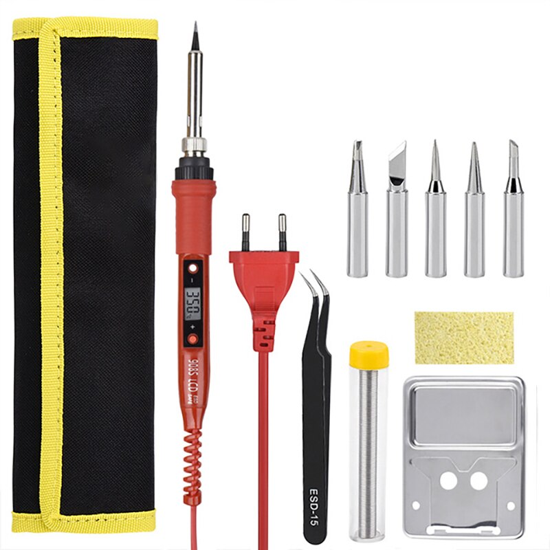 80W Digital Electric Soldering Iron Kit Set LCD Di... – Vicedeal