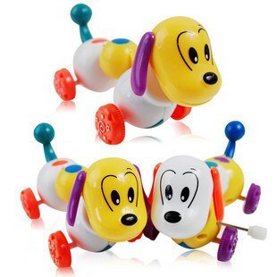 Pull Back Chain Dogs Clockworks Toy Funny Animal P... – Vicedeal