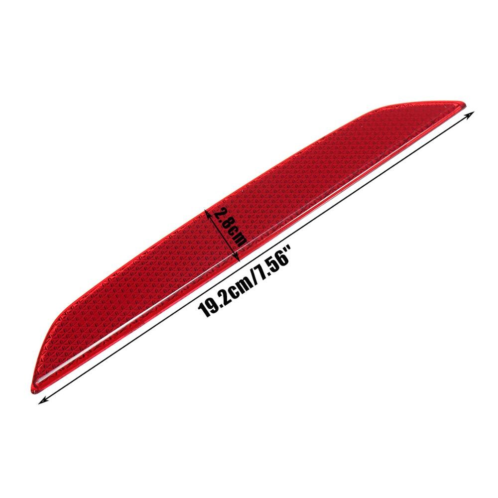 Red Plastic Rear Stop Lamp Brake Light Trim Frame ... – Grandado