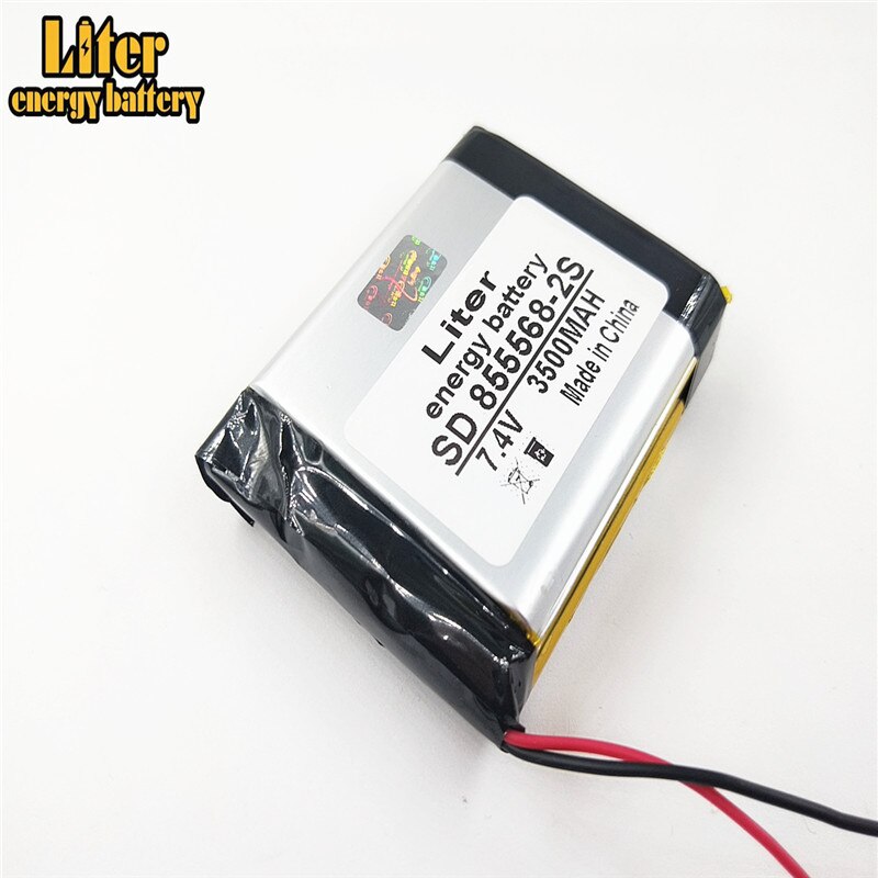 855568-2S 7.4V 3500mAh Lithium polymer Battery wit... – Grandado