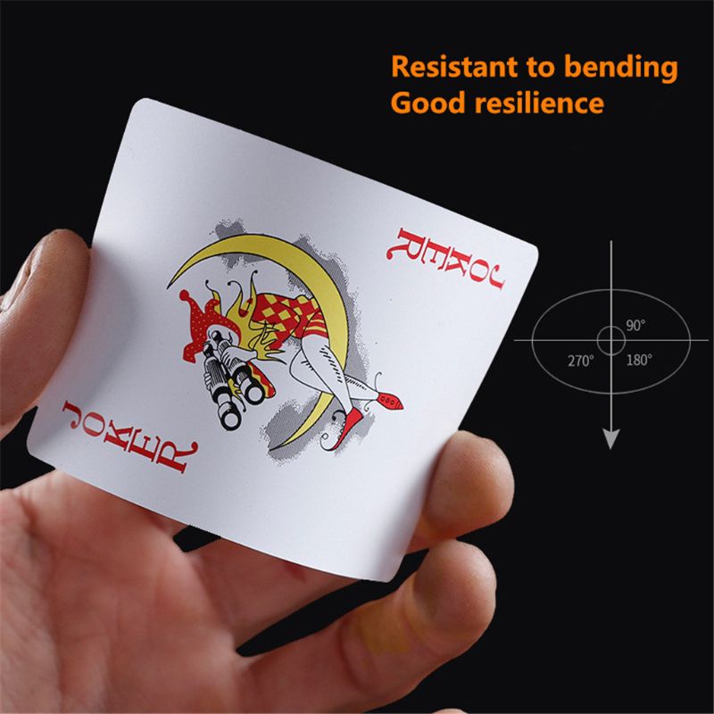 PVC Waterproof Playing Cards Wearproof Plastic Pok... – Grandado