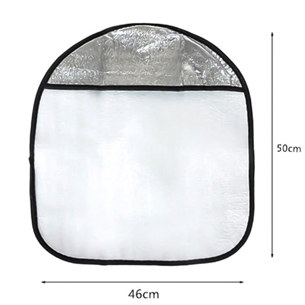 Silver Aluminum Film Car Steering Wheel Shade Cove... – Grandado