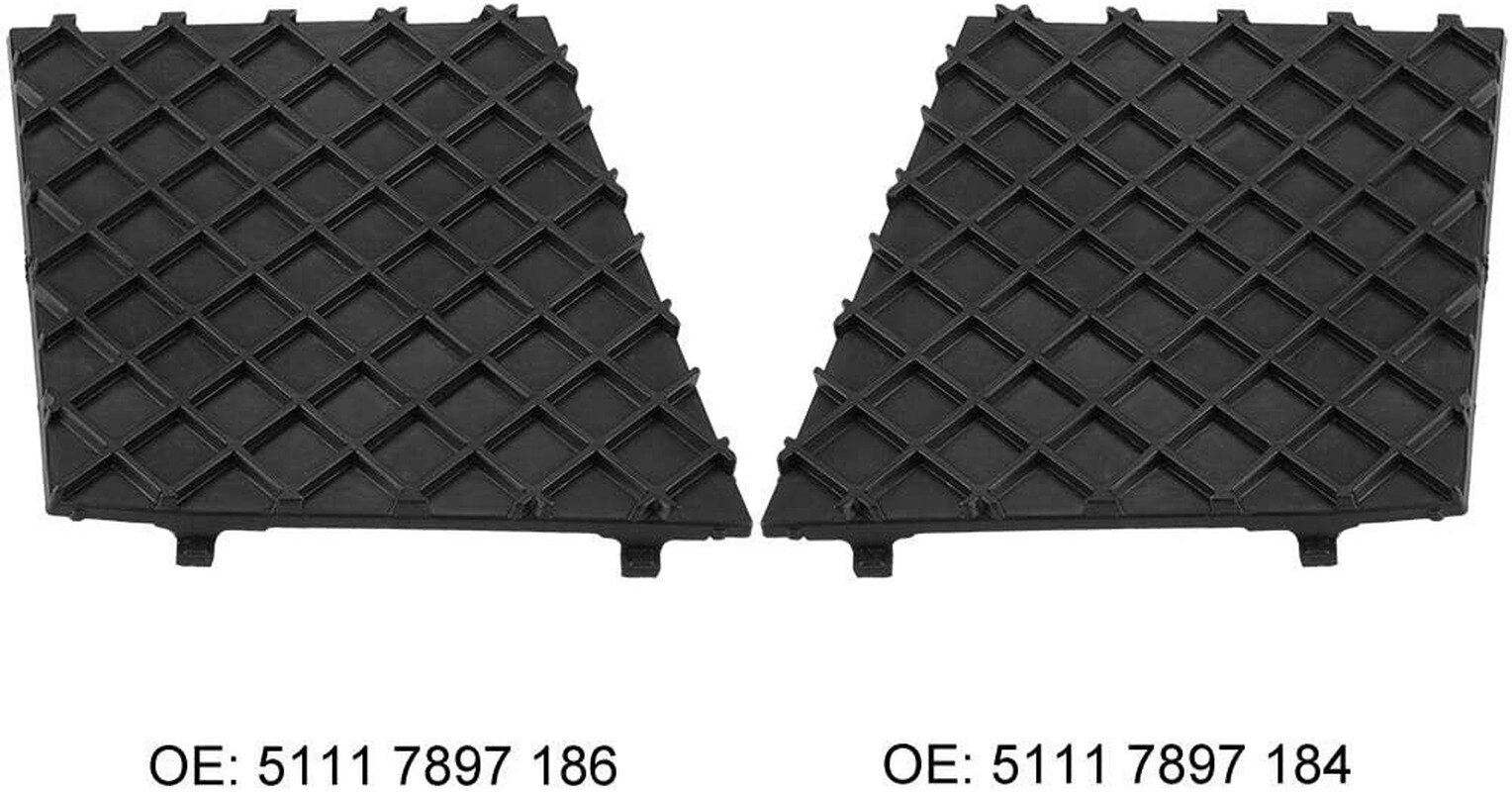 2PCS Car Front Bumper Left Right Lower Cover Mesh ... – Grandado