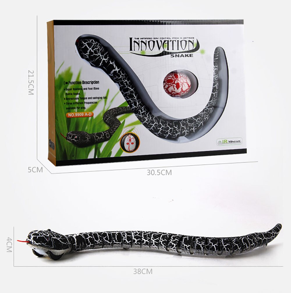 Tricky Toy Novelty Remote Control Snake Naja Cobra... – Grandado