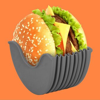 Kitchen Accessories Silicone Hamburger Rack Holder... – Grandado