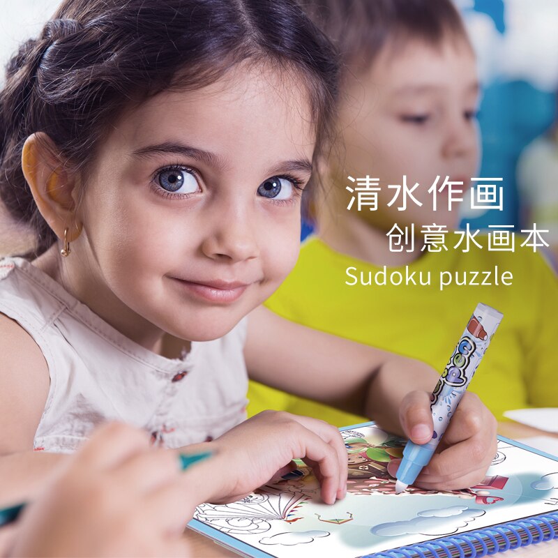 Magical Water Painting Coloring Drawing Book for K... – Grandado