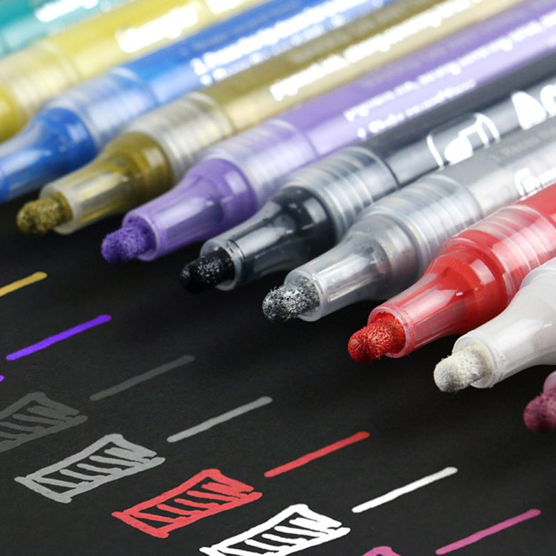 36 Kleuren Acryl Verf Marker Pen Gedetailleerde Ma... – Grandado