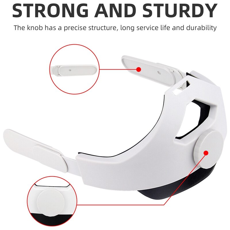 Adjustable Headband for Oculus Quest 2 VR Support ... – Vicedeal