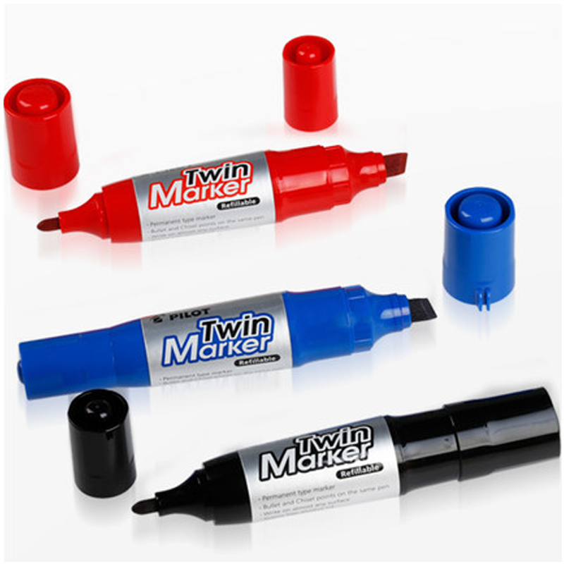 PILOT MFN-15FB Double Head Gram Pen Oily Marker Pe... – Vicedeal