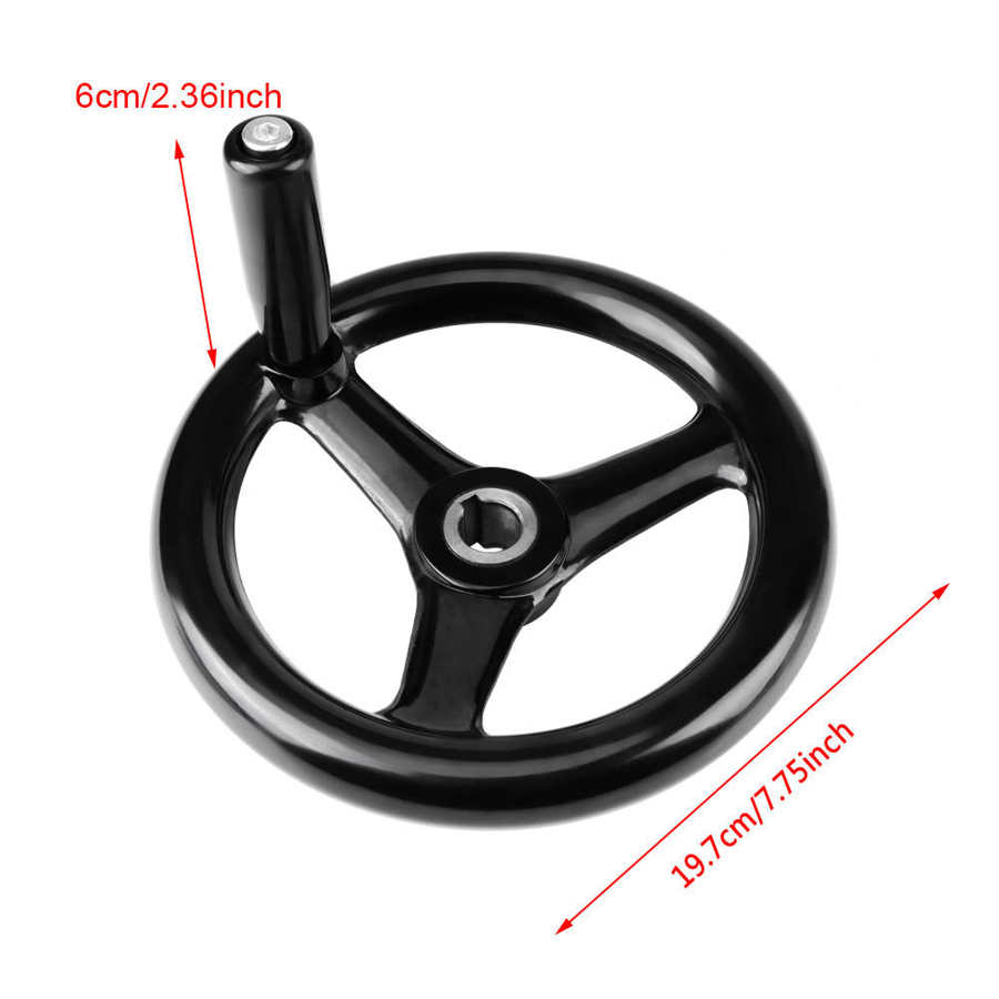 Draaibank Handwiel 1Pc 3-Spaaks Machine Hand Wiel ... – Vicedeal