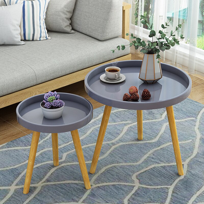 Japanese High Side Table Bedside Table Wooden Ins ... – Grandado