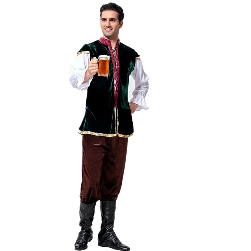 Adult Bavarian Beer Costumes Tavern Renaissance Me... – Grandado