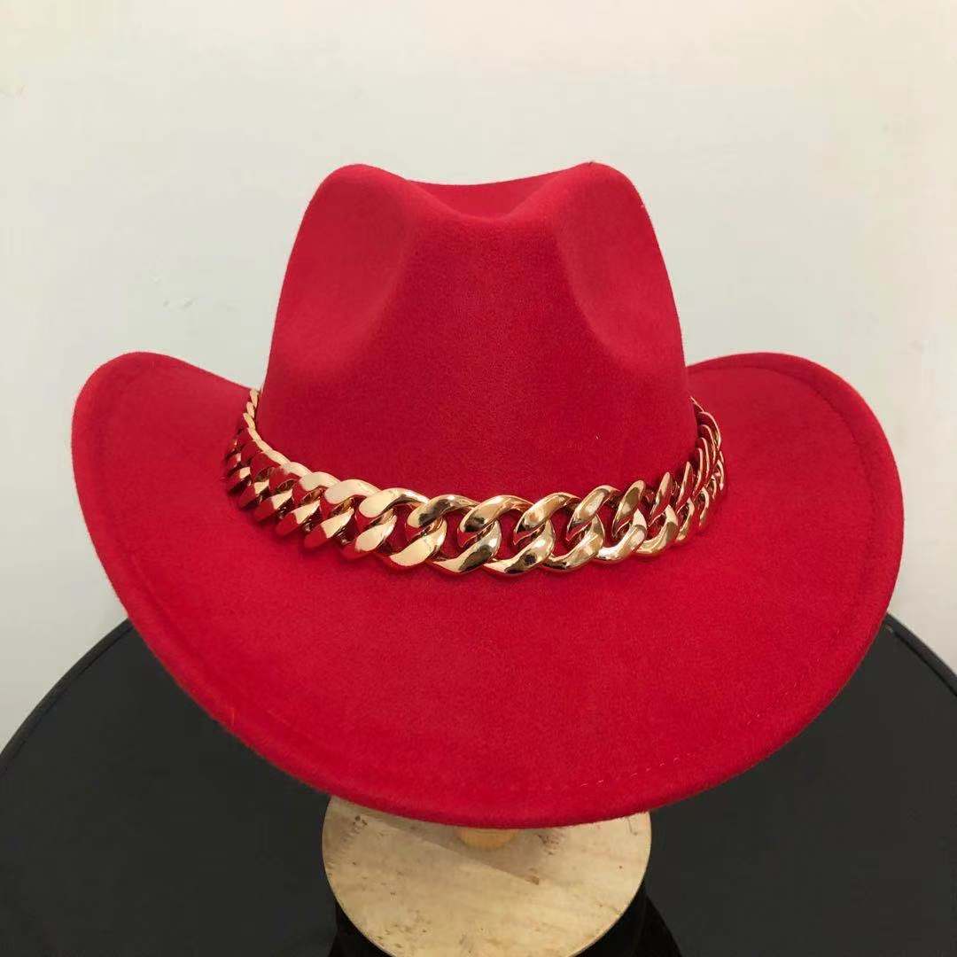 Men's Wool Felt Western Cowboy Hat Ladies Men&... – Grandado