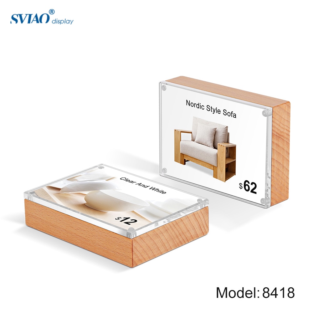 10x7cm Table Stand Card ID Display Upright Photo F... – Vicedeal