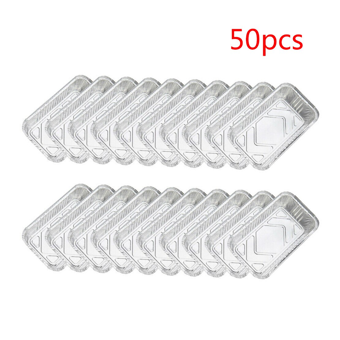 50Pcs 850ml Aluminum Foil Grease Drip Pans Trays f... – Vicedeal