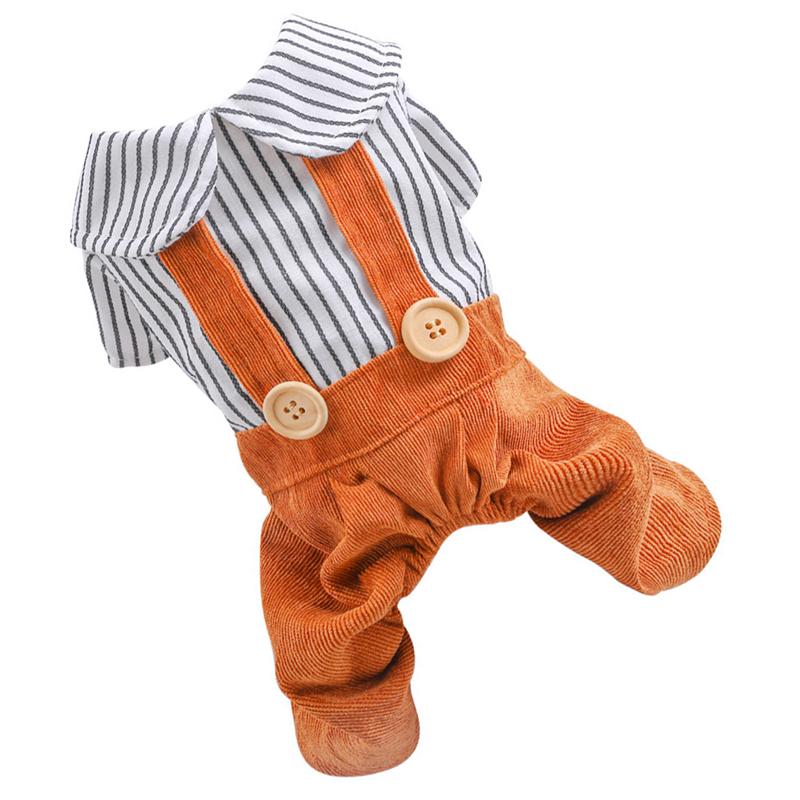 Lovely Funny Striped Pet Dog Costumes Clothes Pet ... – Grandado