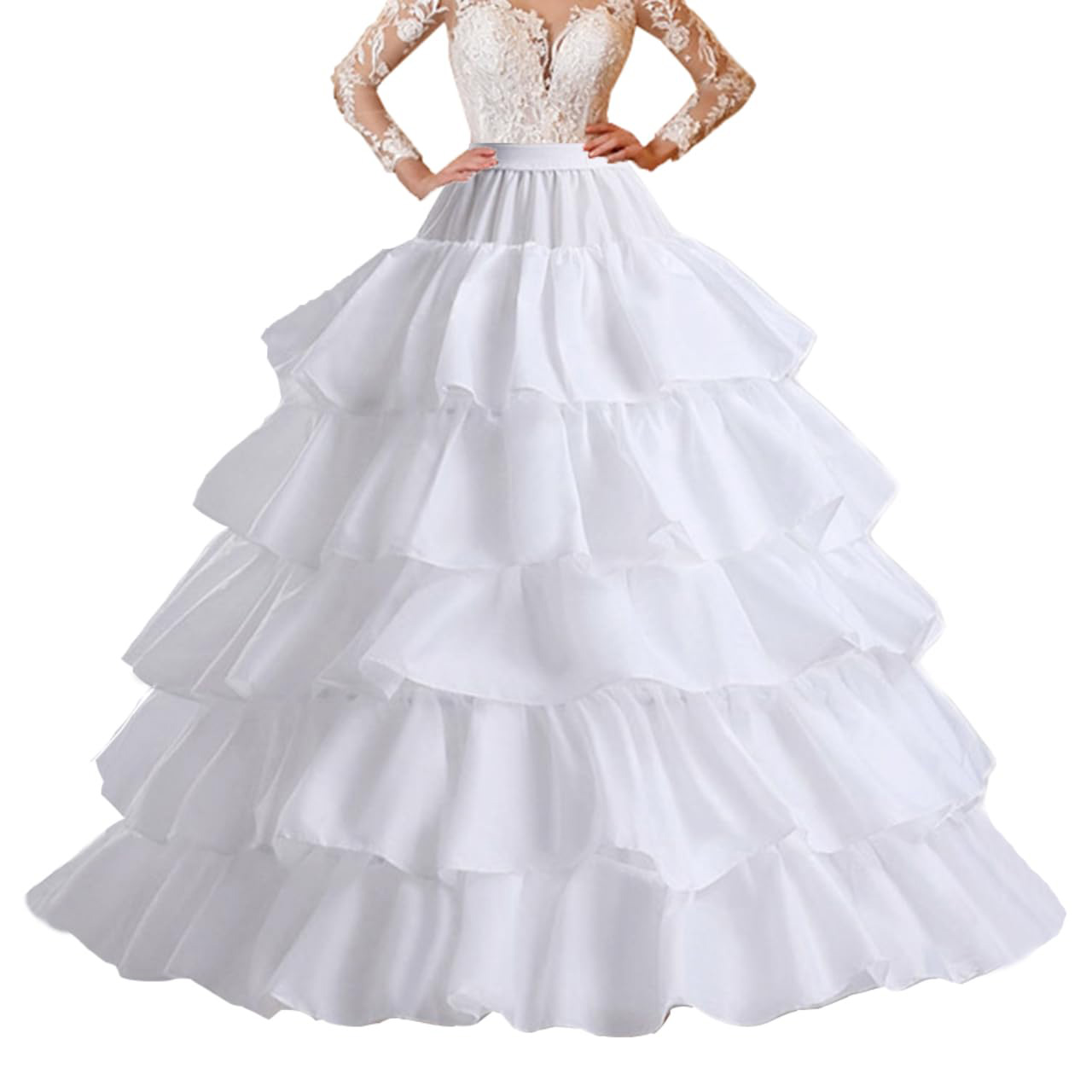 Bridal Wedding Petticoat Underskirt Ball Gown Crin... – Grandado