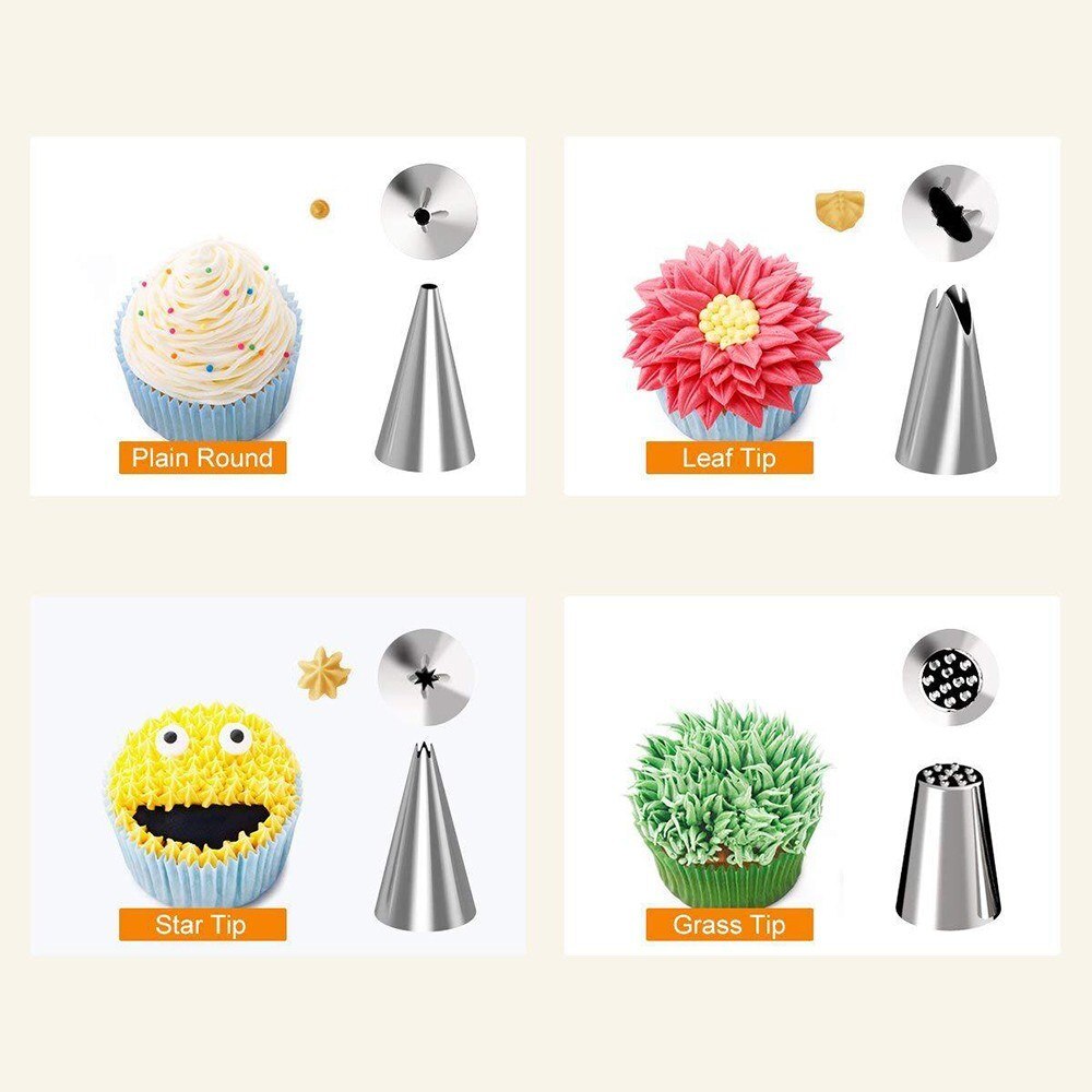 52Pcs Multi-function Cake Decorating Kit Cake Turn... – Grandado