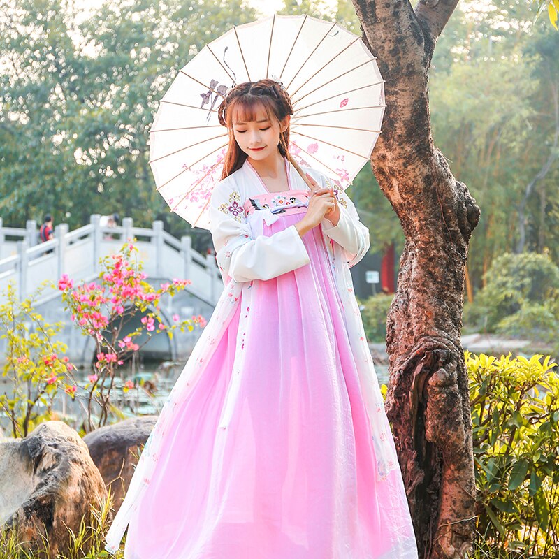 Autumn Female Chinese Folk Ancient Costume Hanfu D... – Grandado